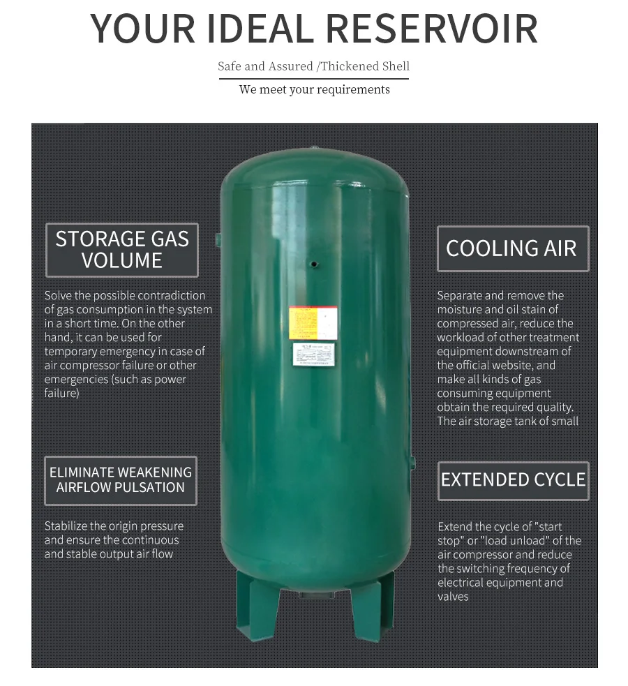 Factory Customized Industrial Equipment - High Quality Air Tanks