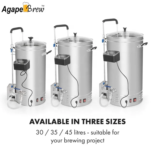35l Homebrew Machine Beer Brewing System Beer Mash Tun With Automatic ...