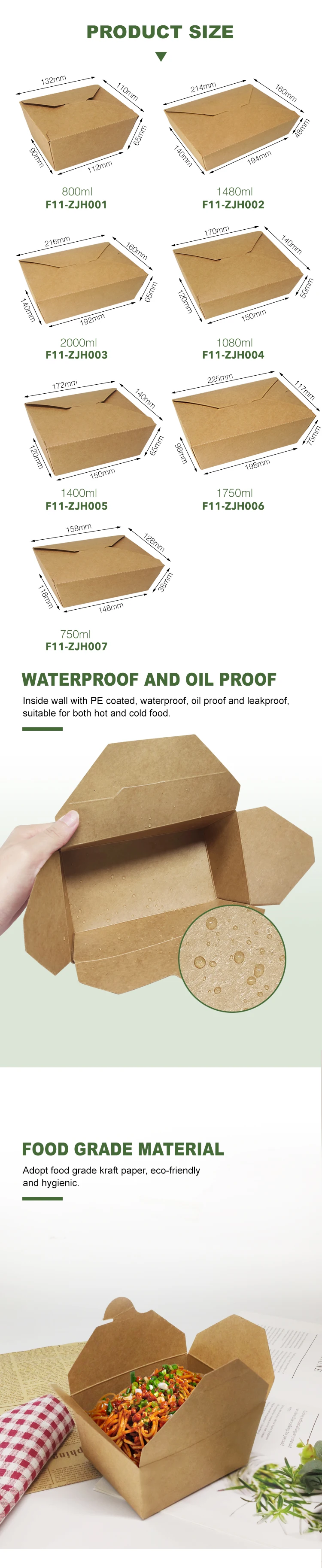 Kraft Paper Chicken Wing Packaging Boxes Wholesale Price Take Out Fast ...