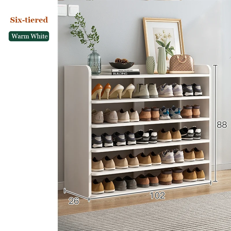 Simple Door Design Layered Partition Shoe Rack For Home Storage ...