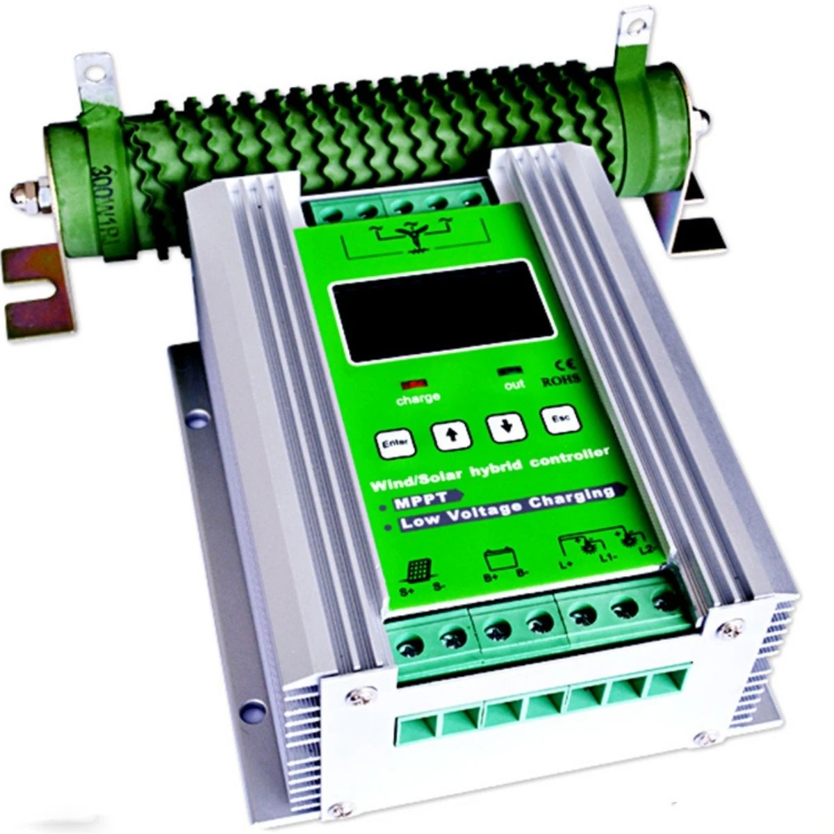 12v 24v 48v Hybrid wind solar controller 600w 800w 1000w wind turbine ...