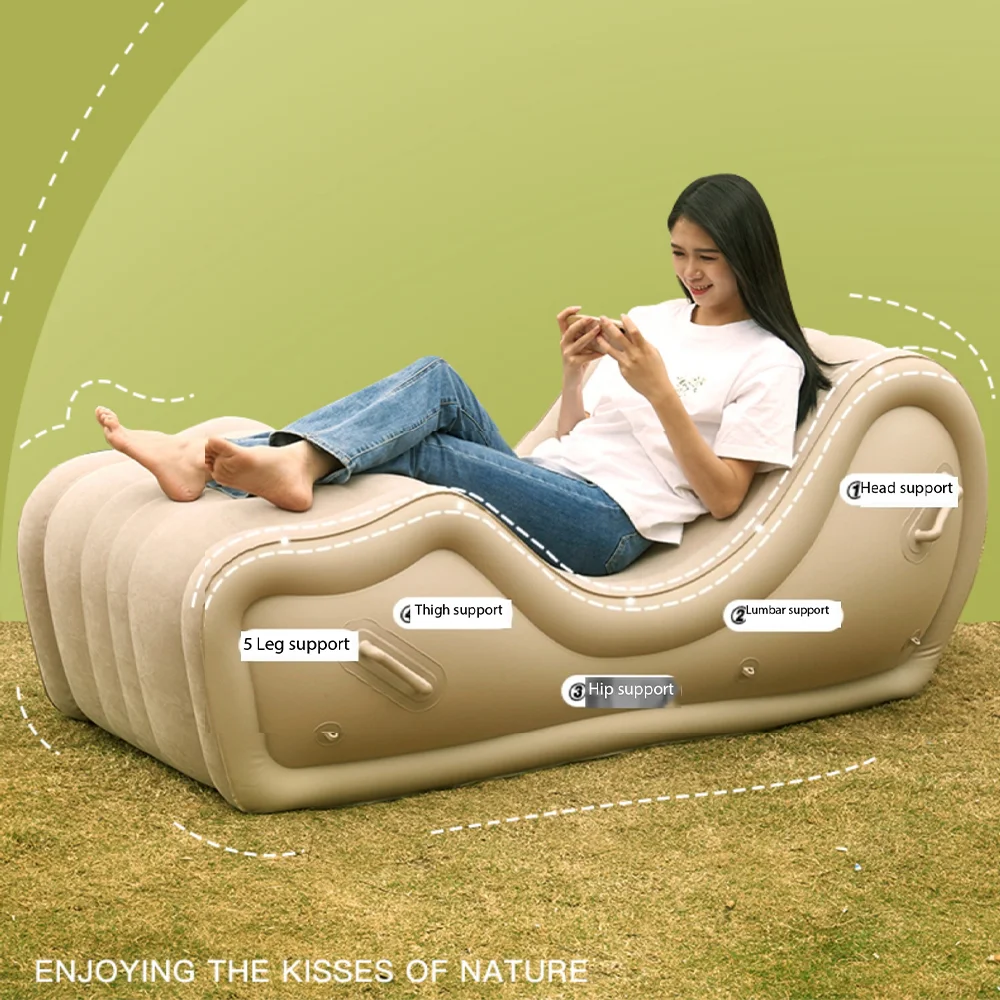 Inflatable Lazy Sofa - Modern, Adjustable, and Foldable