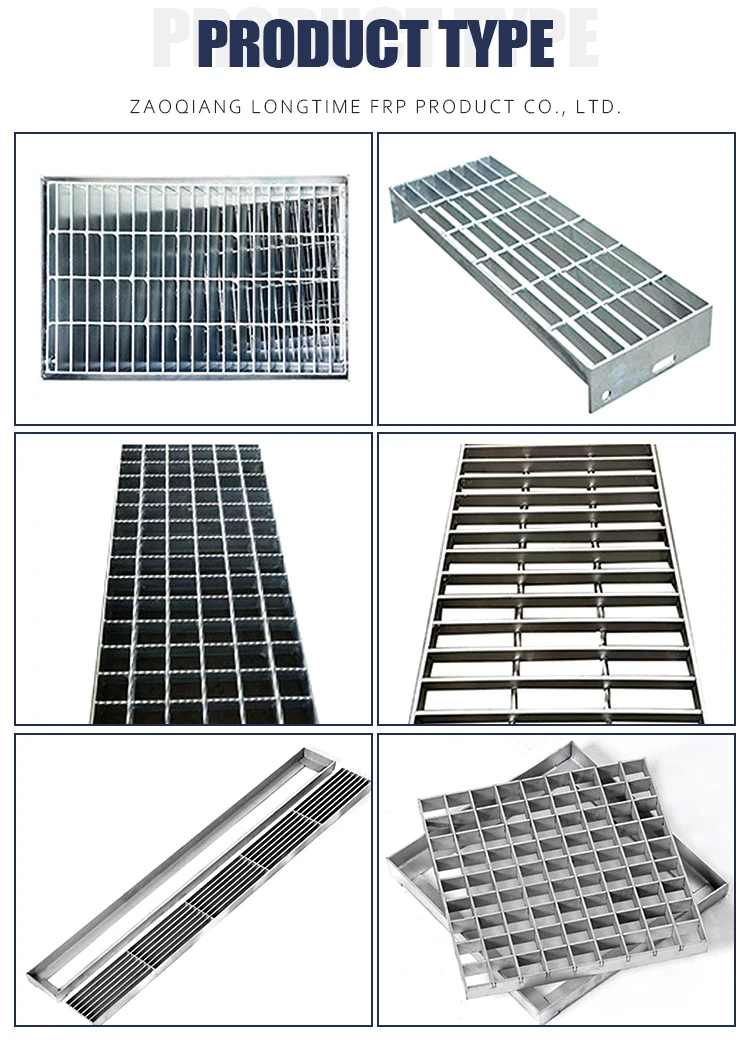 Prefabricated Drainage Trench Ditch Cover Stainless Steel Grating ...