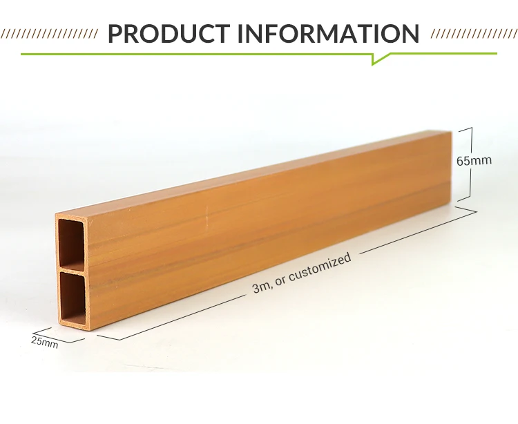 Rot Proof Wpc Square Tube Ceiling Partition For House Decoration - Buy ...