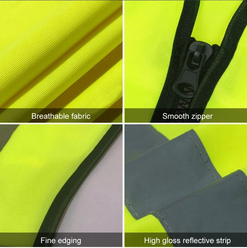 S-5XL Reflective Safety Clothing, Reflective Vest, Construction Jacket ...