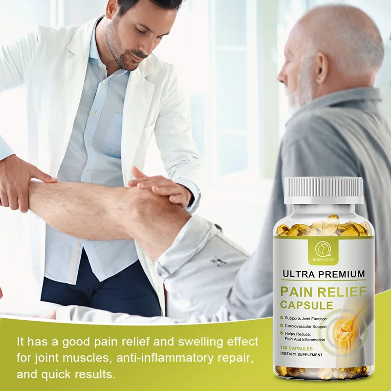 Private Label Oem 60pc Capsules Promote Wound Healing Pain Relief ...