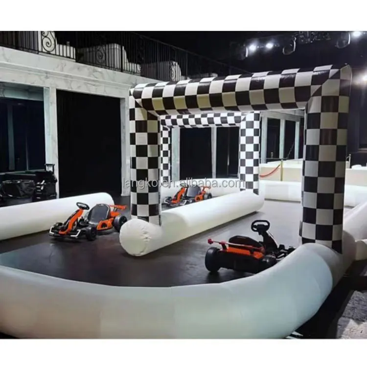 Kids Adults Commercial Pvc Race Track Inflatable Bumper Car Arena for ...
