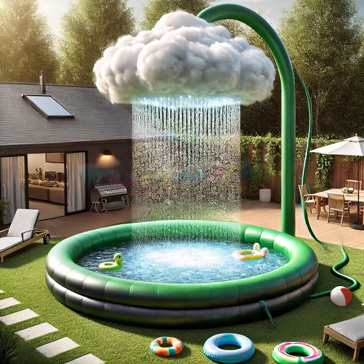 Circular Shaped Large Inflatable Swimming Pool for Backyard Portable ...
