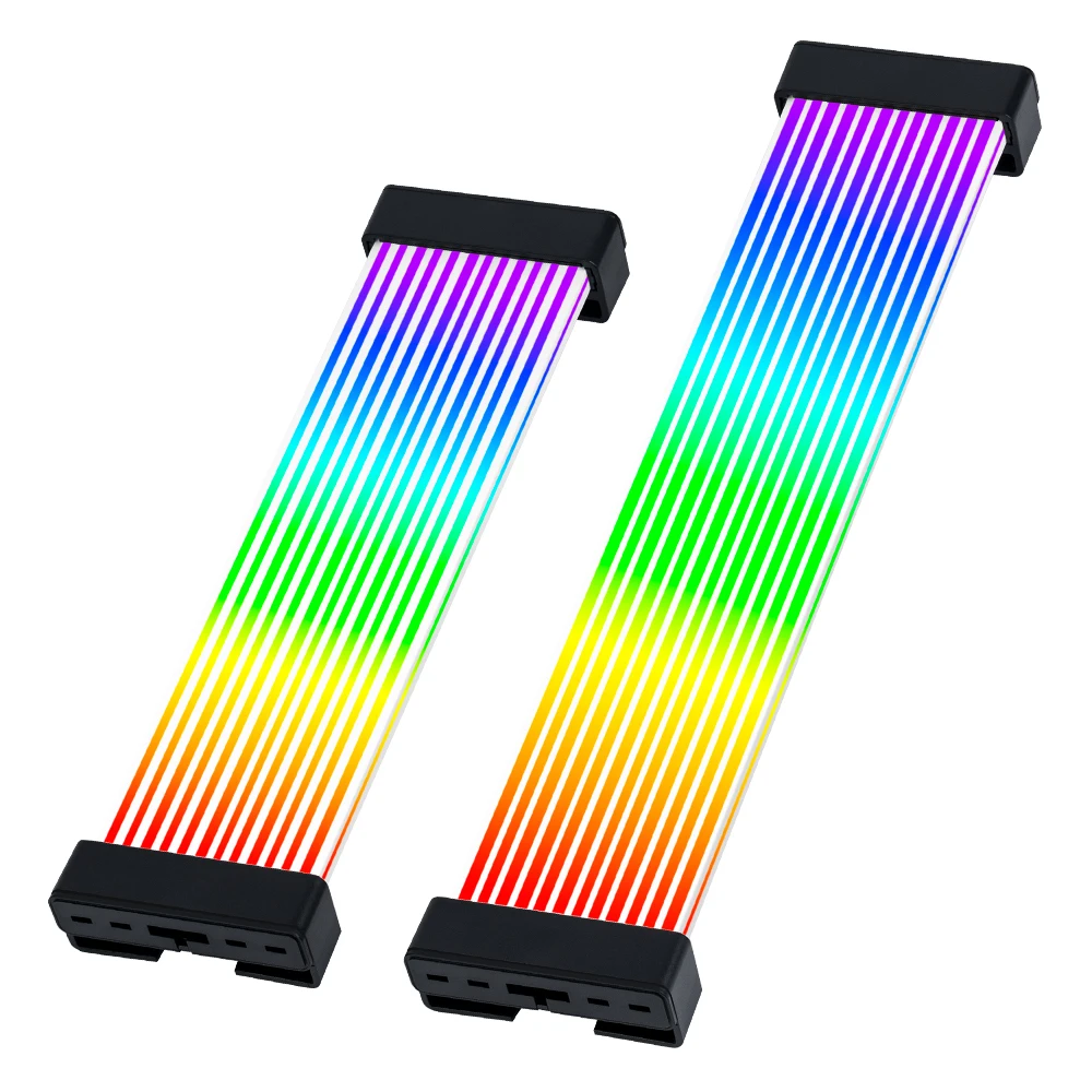 Rgb Argb Psu Extension Cable Kit Atx 8pin 24pin Gpu Dual Triple Rgb Psu ...