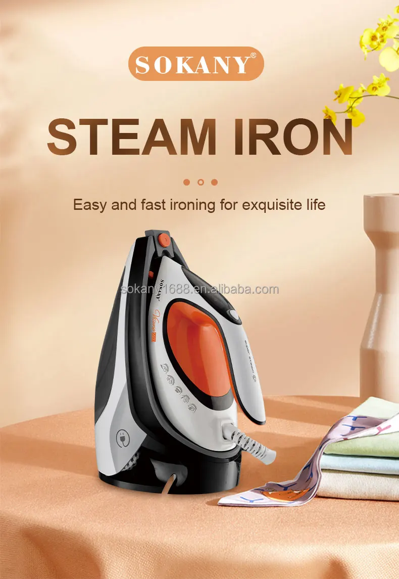 Sokany 2128 Travel Portable Electric Garment Clothes Steamer Steam Iron ...