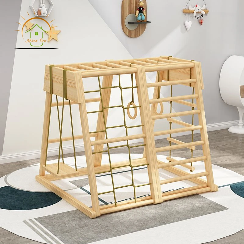Montessori Wooden Children's Climbing Frame - Indoor Toy