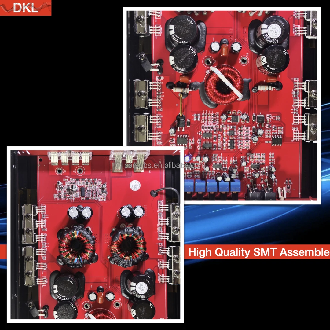 Car SPL Subwoofers Speakers Amplifier RMS 1000W Mono Bass