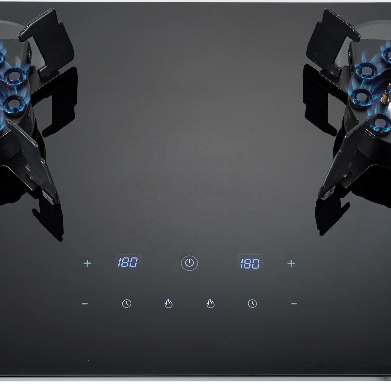 Modern Gas Cookers – Touch Screen Double Burner Glass Gas Stove for ...