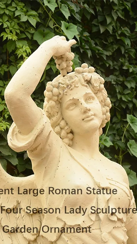 Ancient Roman Lawn Ornaments Decorative Metal Life Size Four Season ...