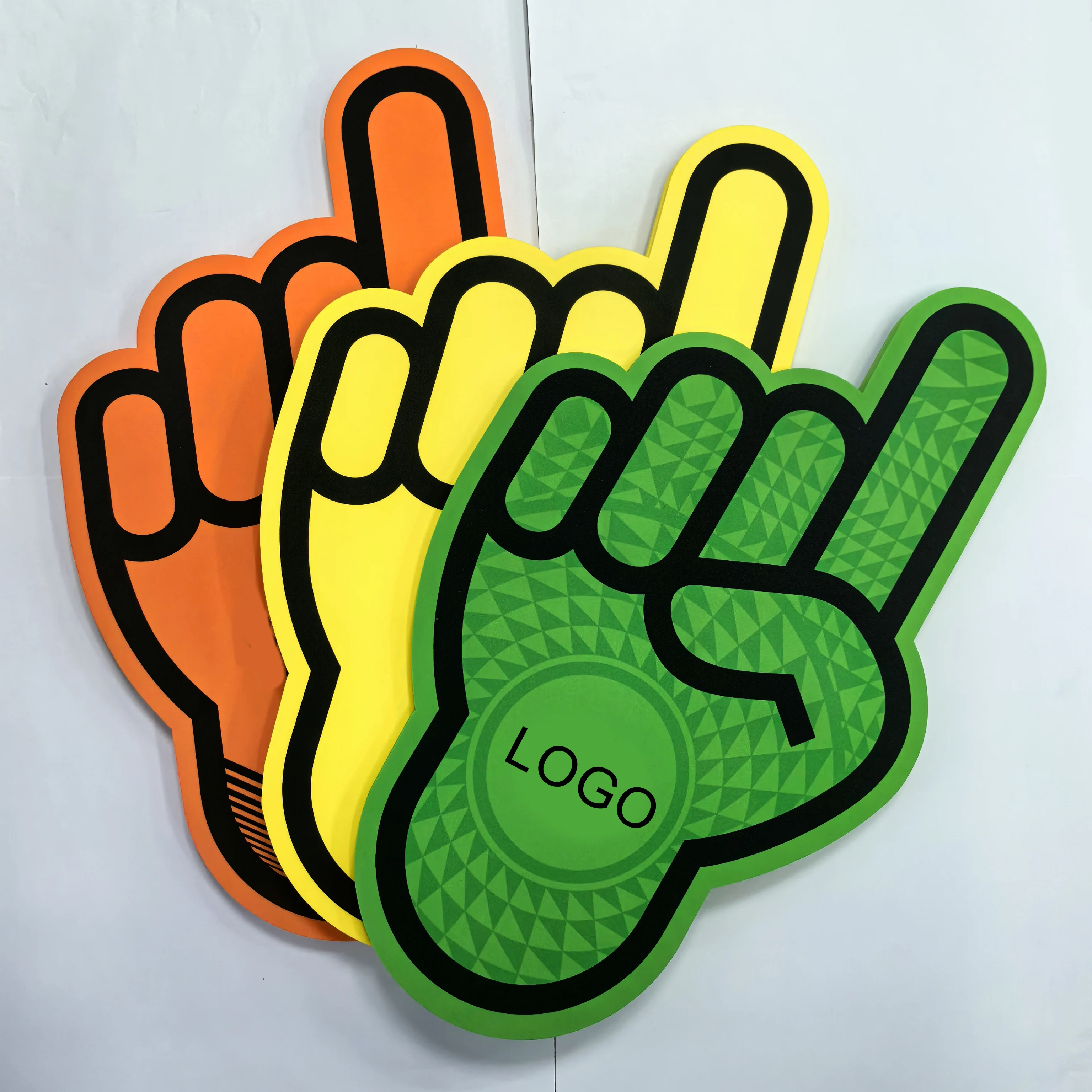 Cheering Fun Hand Foam Finger Gloves Cheerleading Props Sports Event ...