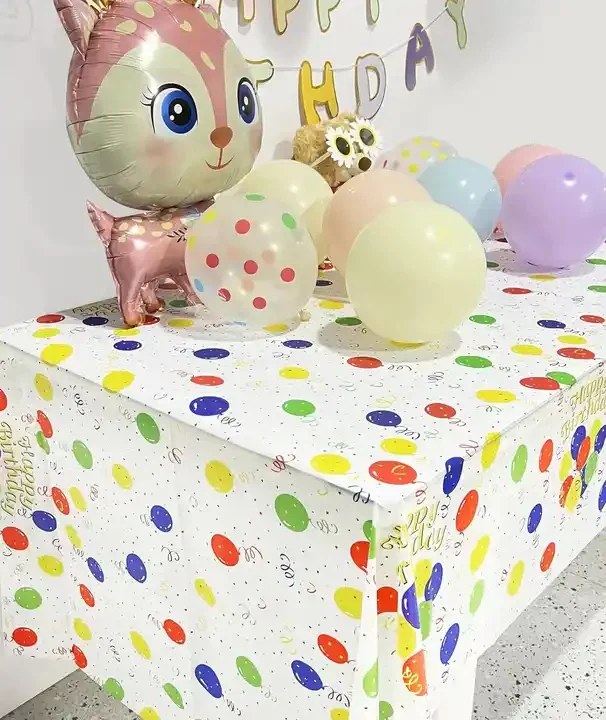 Happy Oktoberfest Bavarian Flag Table Cover Plastic Party Tablecloth ...