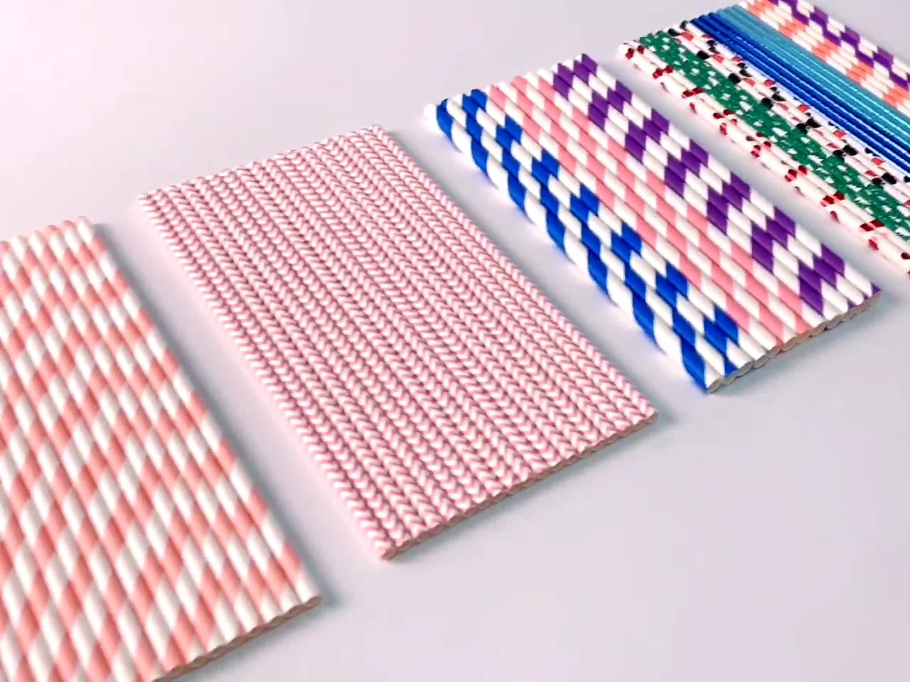 Custom Wrap Full White Jumbo Round Paper Straws For Sale Brown Kraft ...