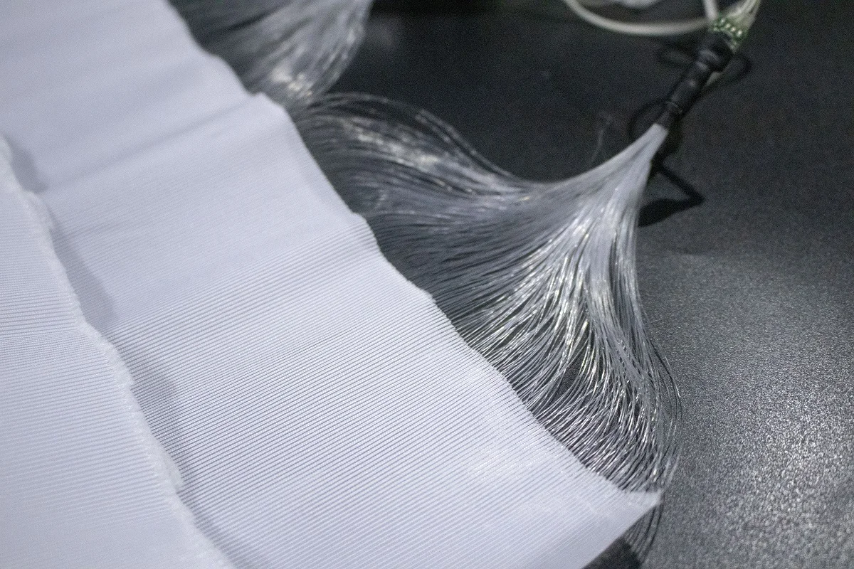 LED Luminous Fiber Optic Fabric RGBW for Banquet & Wedding