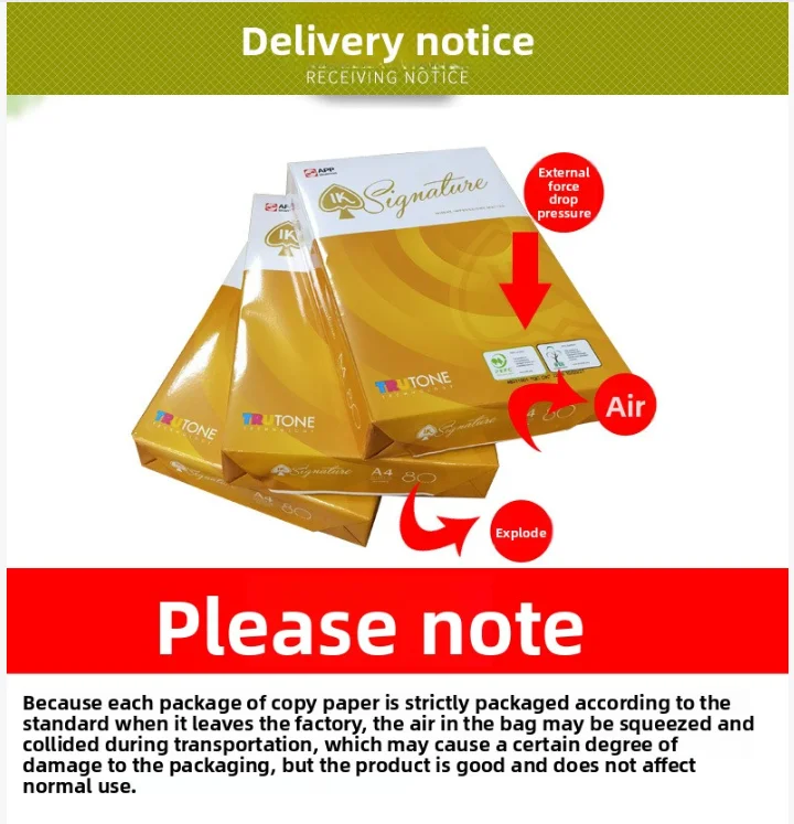 APP IK King 70g/80g A4/A3 Printer Paper Zhen Cheng Copy Paper Premium ...