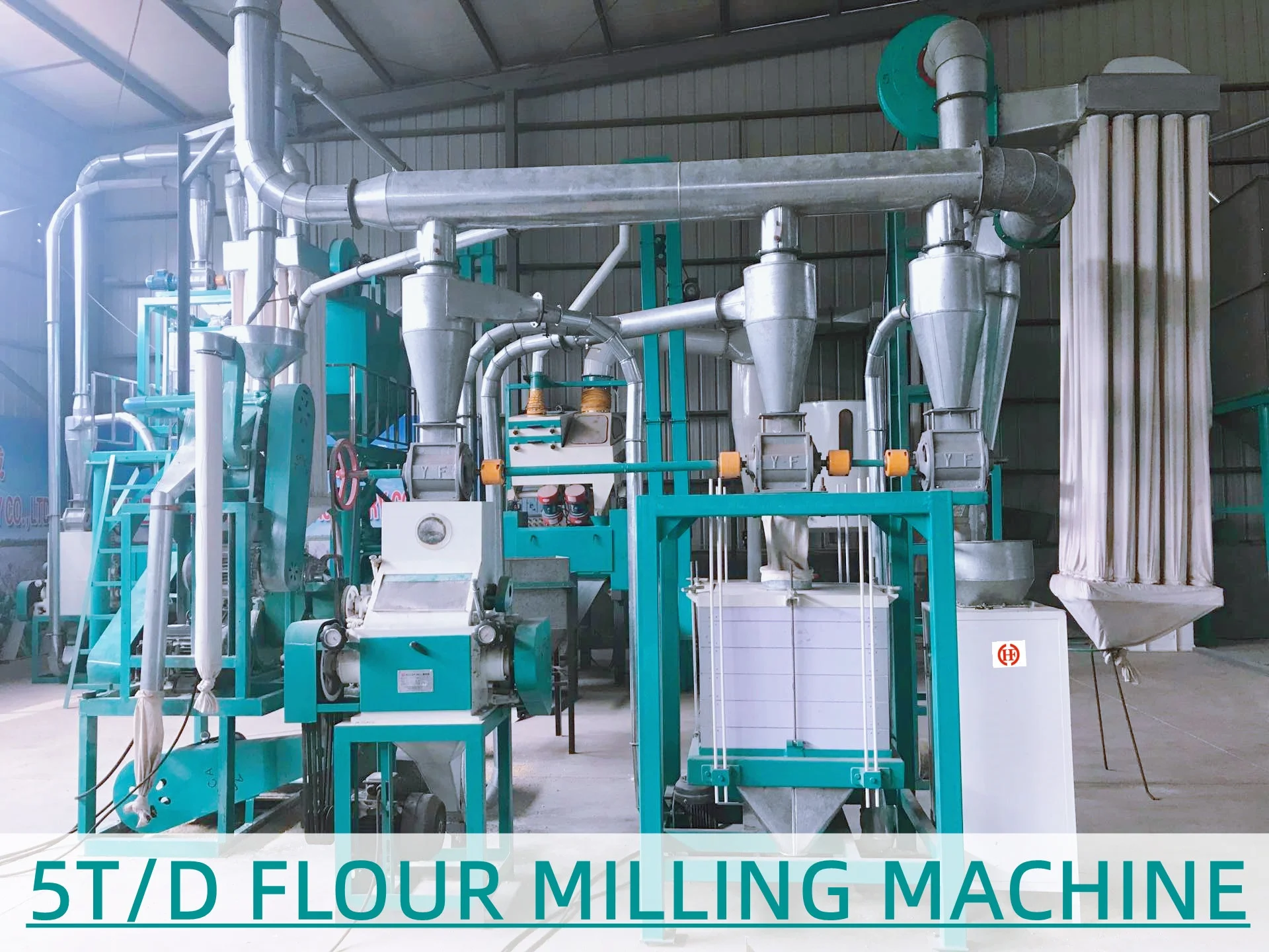 Hongdefa Maize and Corn Mill Plant - 20 Ton/h Capacity