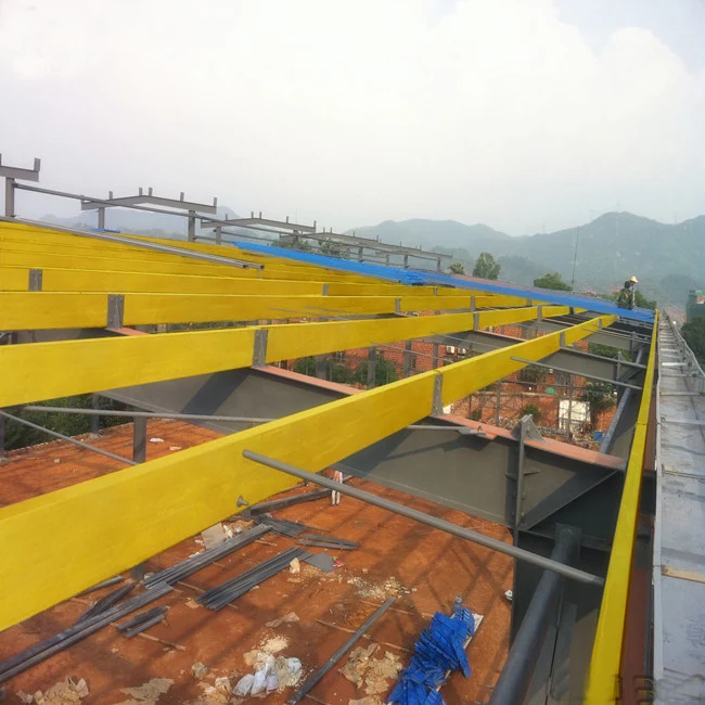 Big Load Bearing FRP Roof Panel Support Structural Beam Fiberglass ...