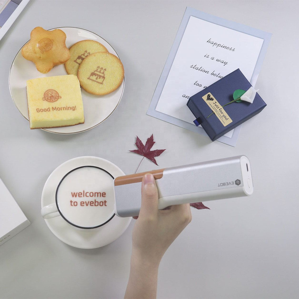 Mini Handheld Food Printer Edible Ink Portable Inkjet Pen Print Custom ...