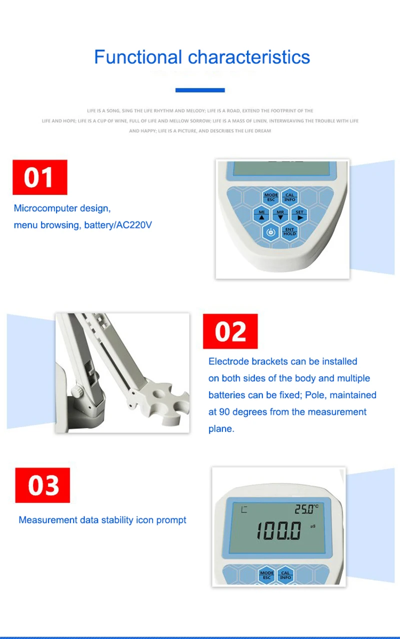 Laboratory Ph Meter Desktop Acidity Meter Orp Meter Ph Sensor Use In The Lab - Buy Laboratory Ph ...
