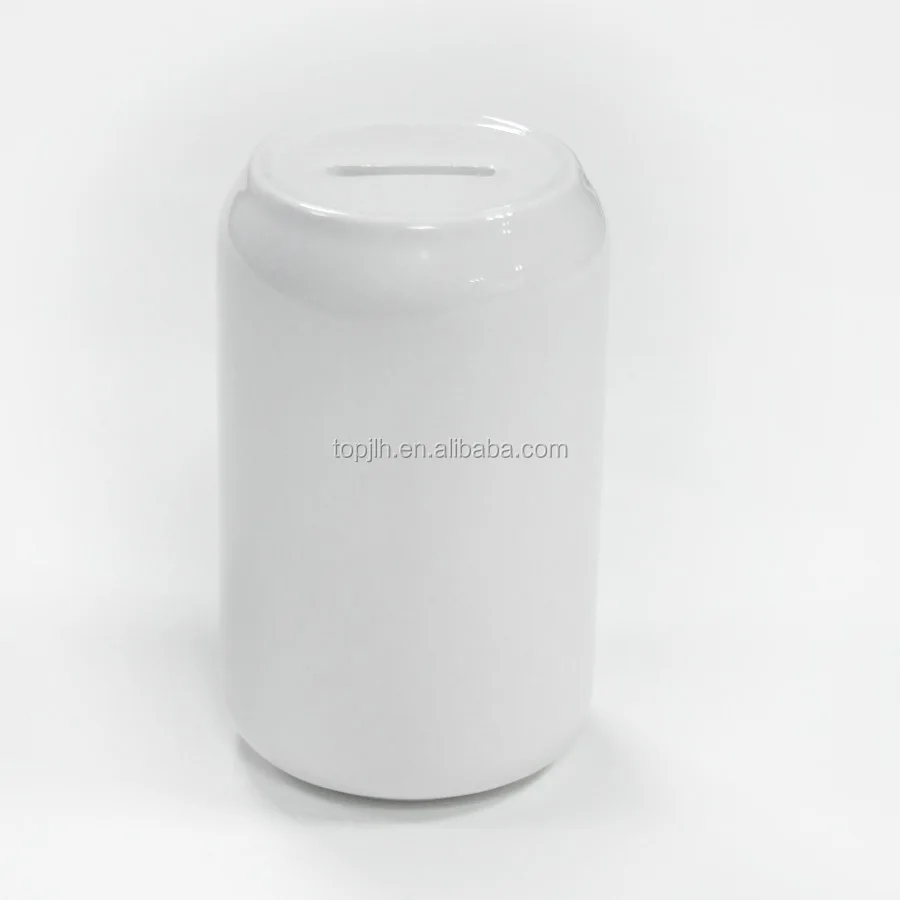 Ceramic Toy Blank Sublimation Plain White Money Coin Box Piggy Bank ...