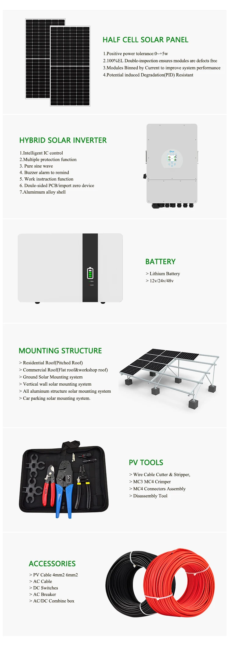 8KW Hybrid Solar System - Efficient Power for Your Home