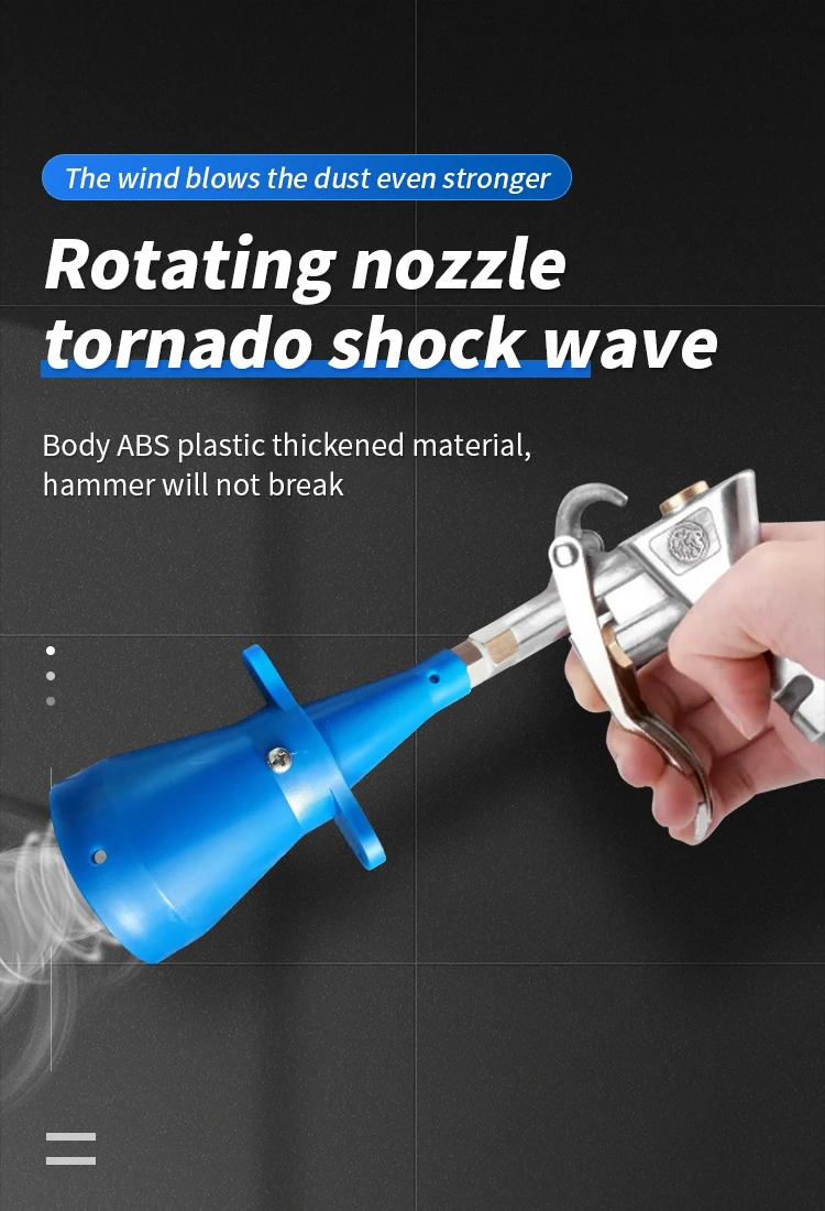High Pressure Variable Flow Fruit Drying Abs Rotating Nozzle