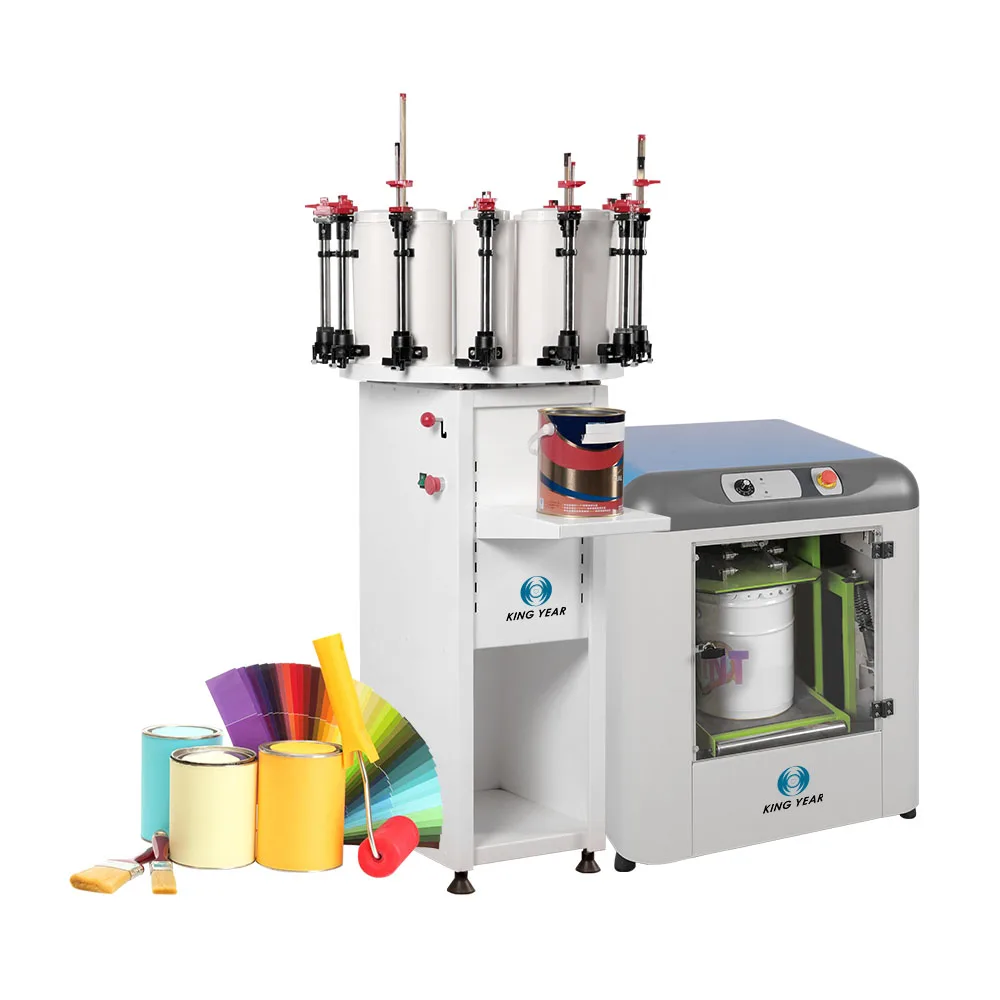 Manual paint shaker and manual paint dispenser combined JY-50C with ...