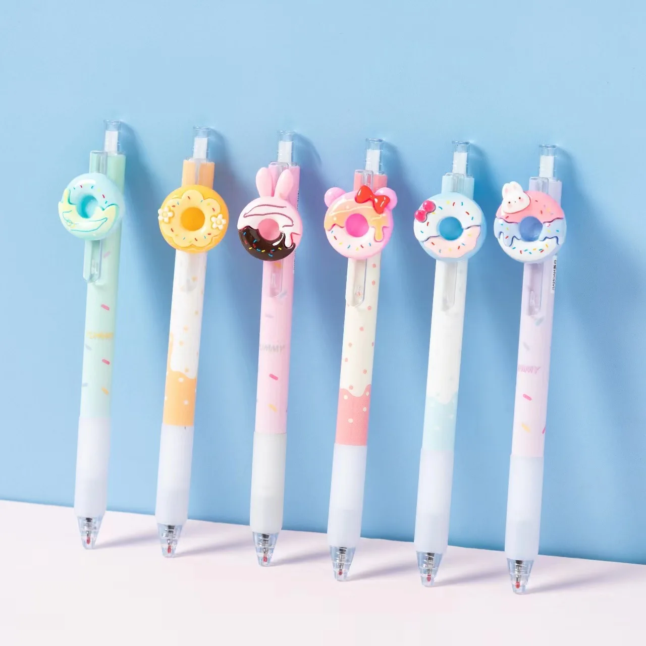 Cute Cartoon Donut Shaped Neutral Pen Creative Student Signature Gel ...