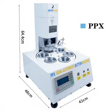 Automatic Manual Pneumatic Badge Making Machine DIY Plastic Button Name ...