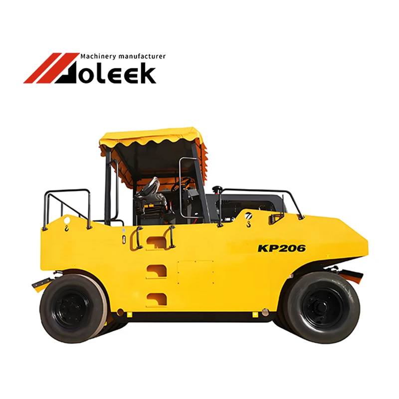 KP206 Fully Hydraulic Tire Roller hydraulic road roller road roller ...