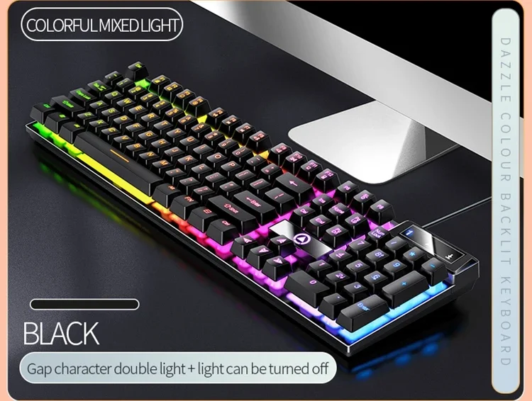 X722-2 Custom Color 104 Keys K500 Wired Gaming Keyboard