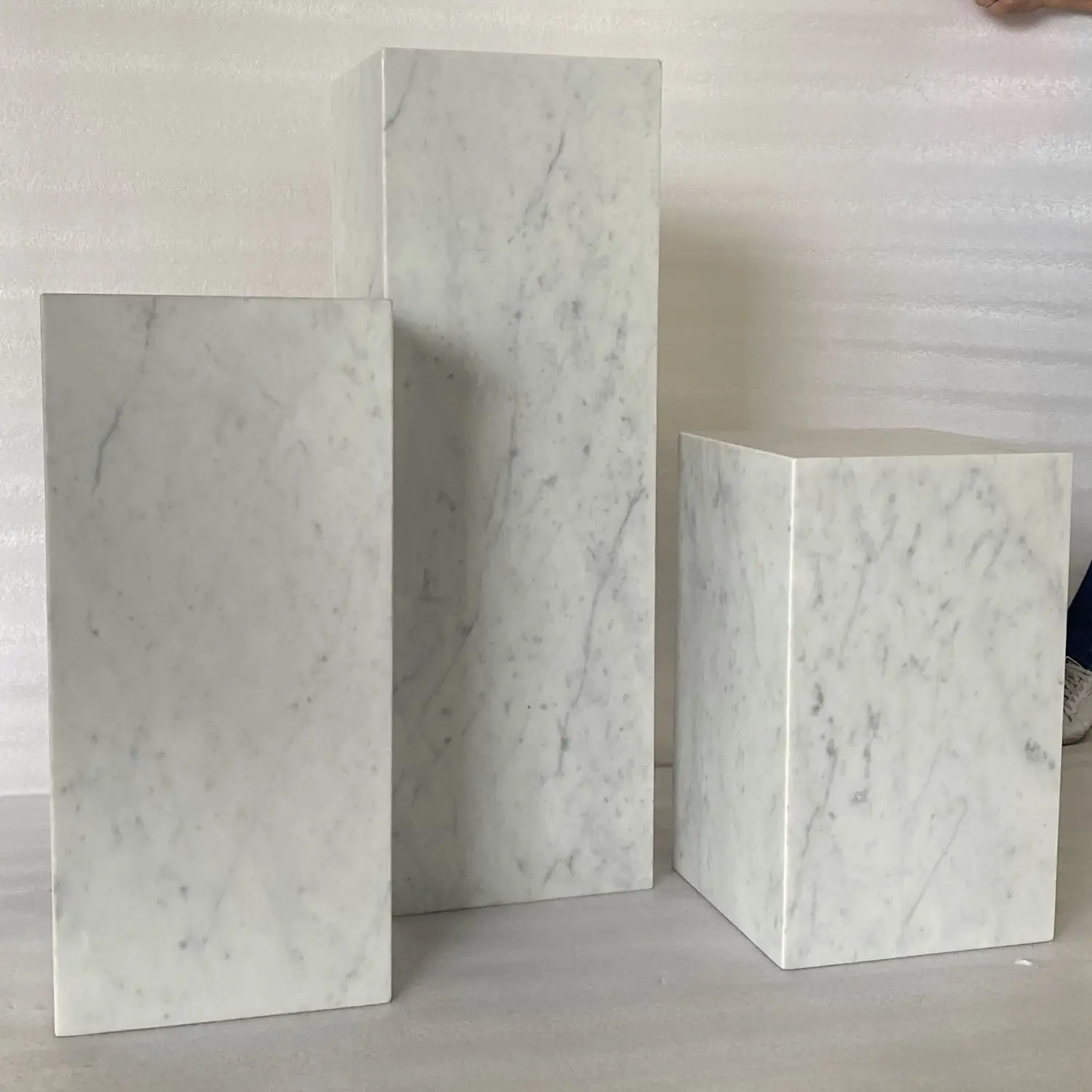 Customized Natural Italian Stone Slabs - Bianco Carrara