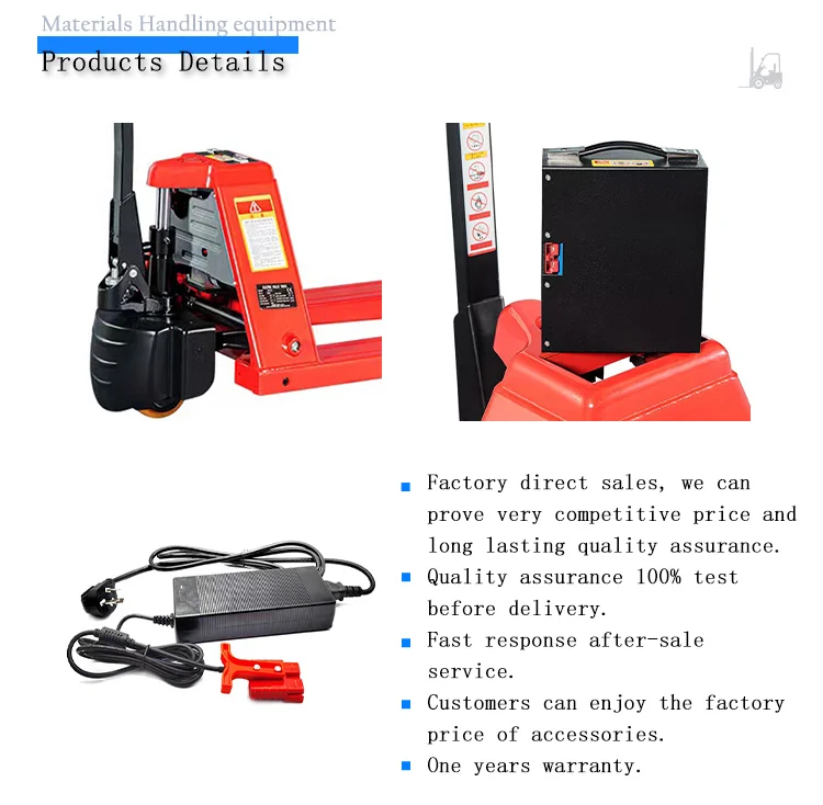Yangft Electric Pallet Truck Electr Pallet Jack 1500kg 48v Lithium ...