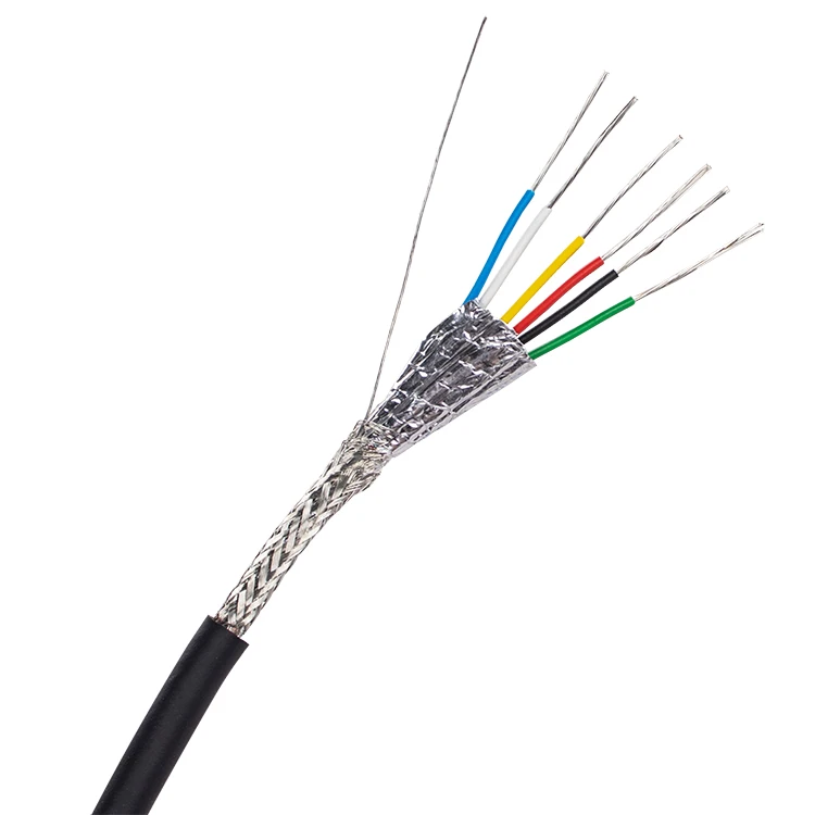 Low Voltage Awm 2464 24awg Multicore Double Shielded Pvc Copper ...