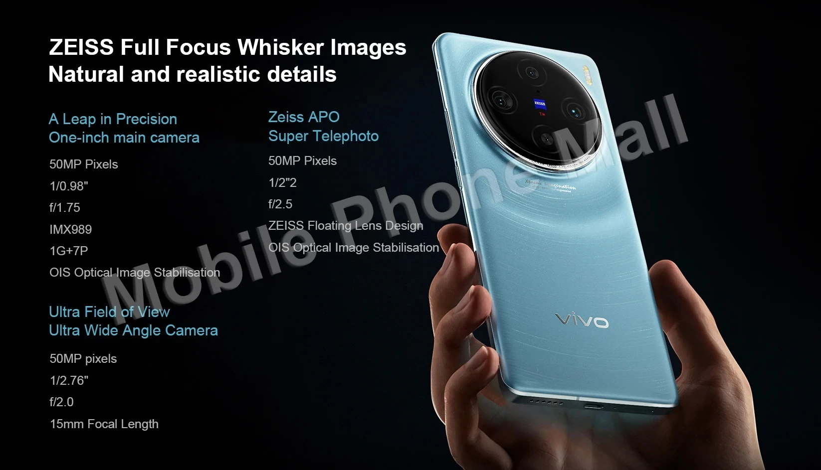 Vivo X100 Pro - 5G Smart Phone with 120hz Display & 100W Charger