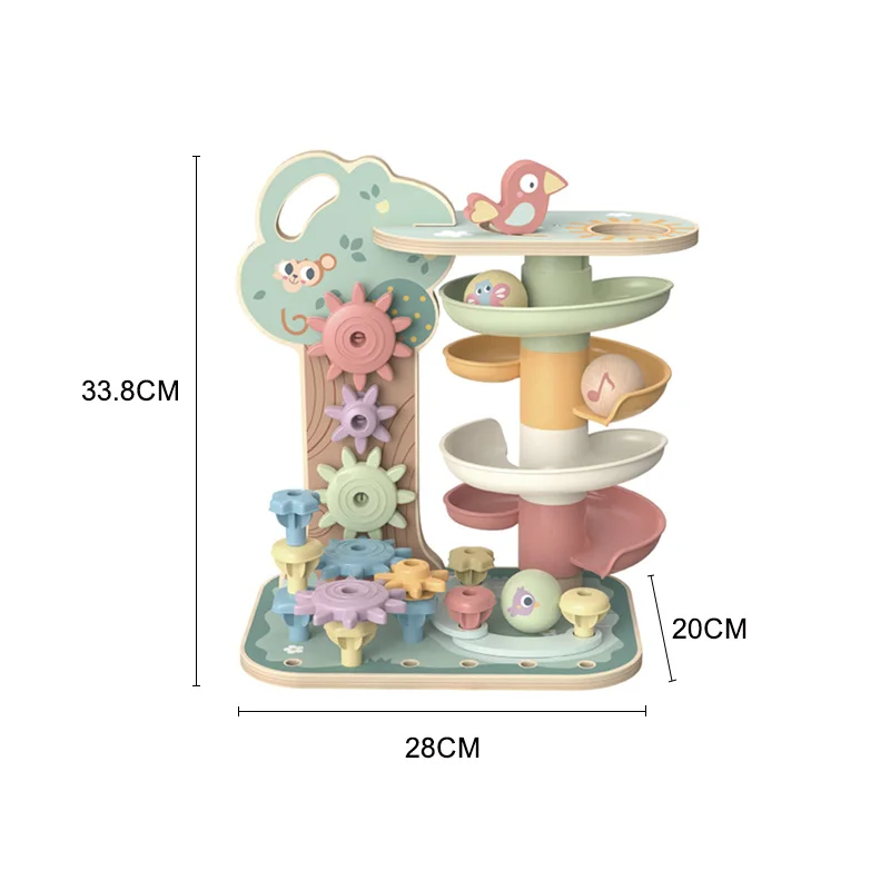 Tooky Toy - Educational Rainbow Music Tree Toy for Kids