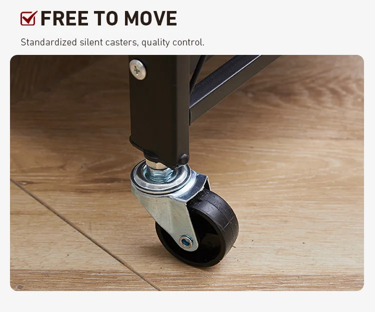 Microwave Shop Wheel Bathroom 5 Tier Heavy Duty Kitchen Storage Metal ...