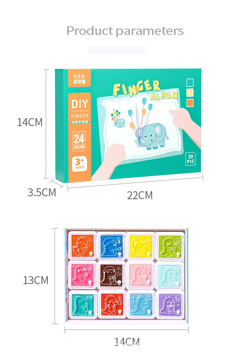 DIY Fun Finger Painting Drawing Toys for Kids Creativity