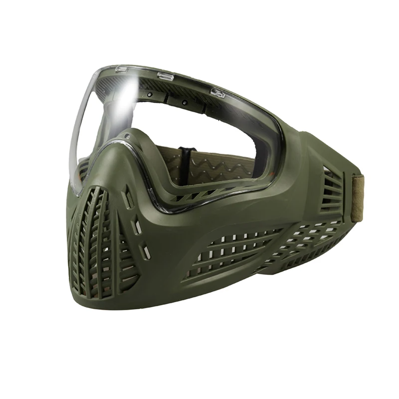 Anti Impact Tactical Full Face Goggles Windproof Helmet Goggles Masking ...
