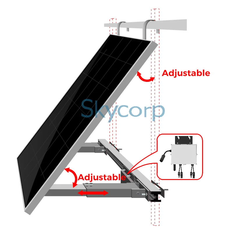 Ezsolar 800W Balcony Solar System - Efficient Energy Storage