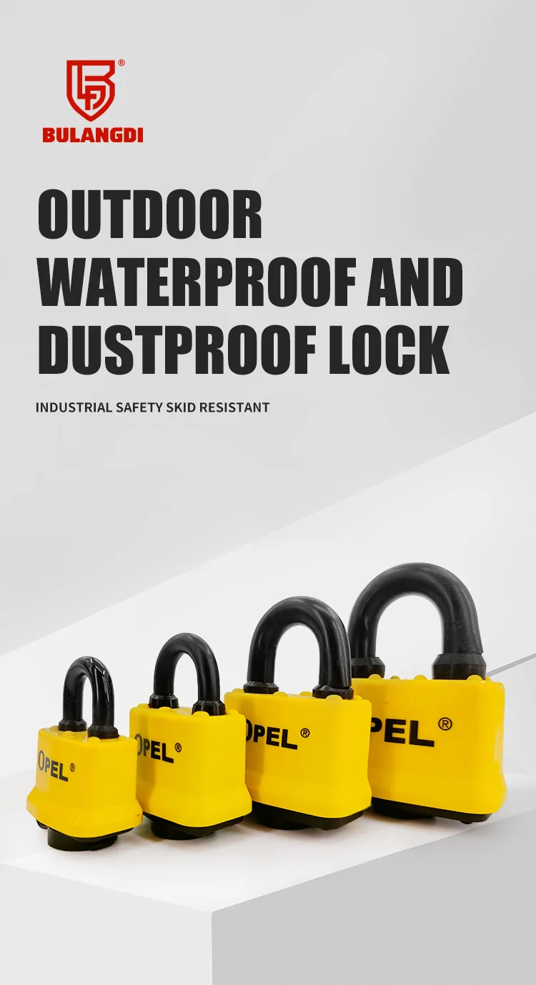 Outdoor Using and Watertight Loto Safety Padlock with Silicone Raw ...