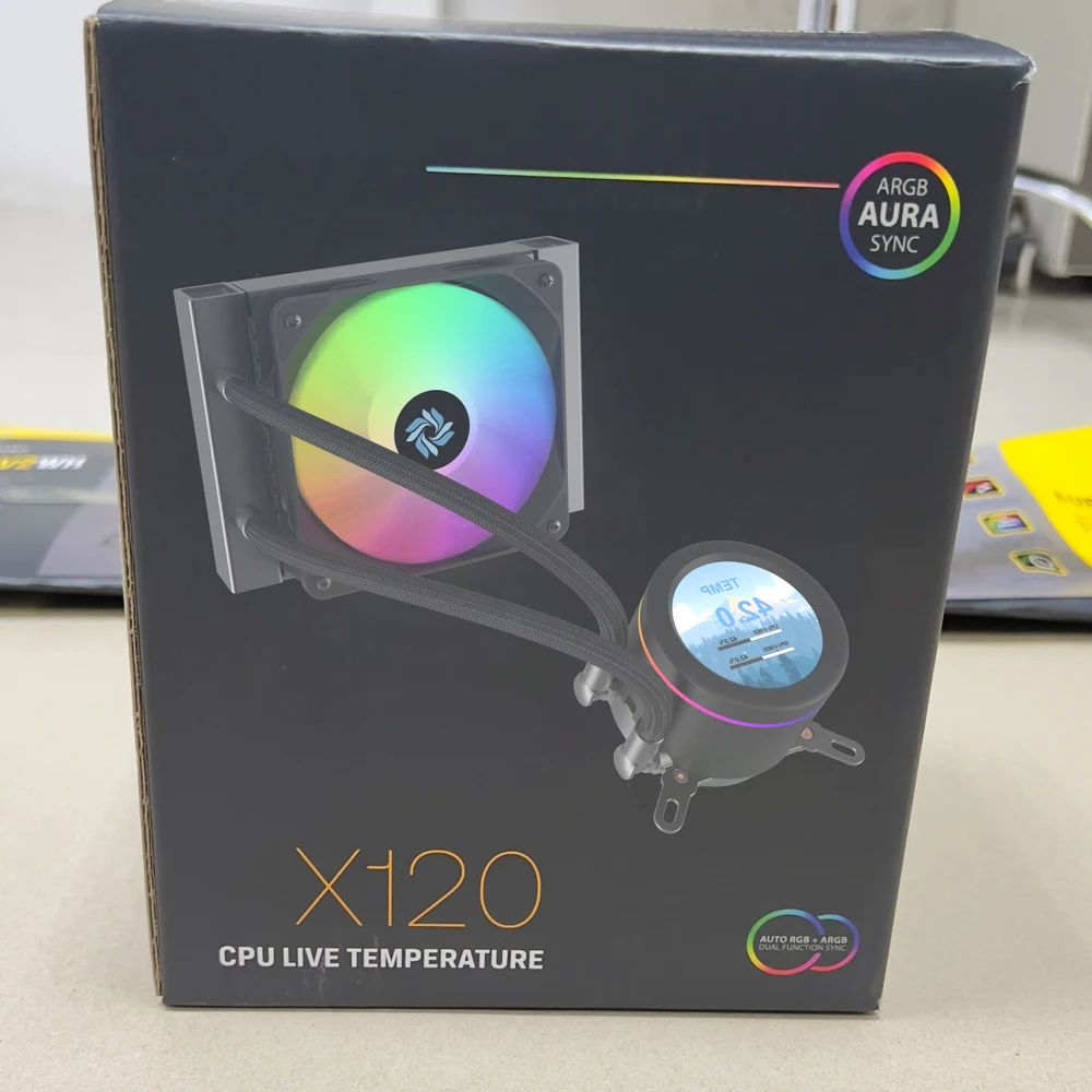 Oem Liquid Cpu Cooler 360mm Water Cooling Pc Radiator Argb Case Fan Lcd ...