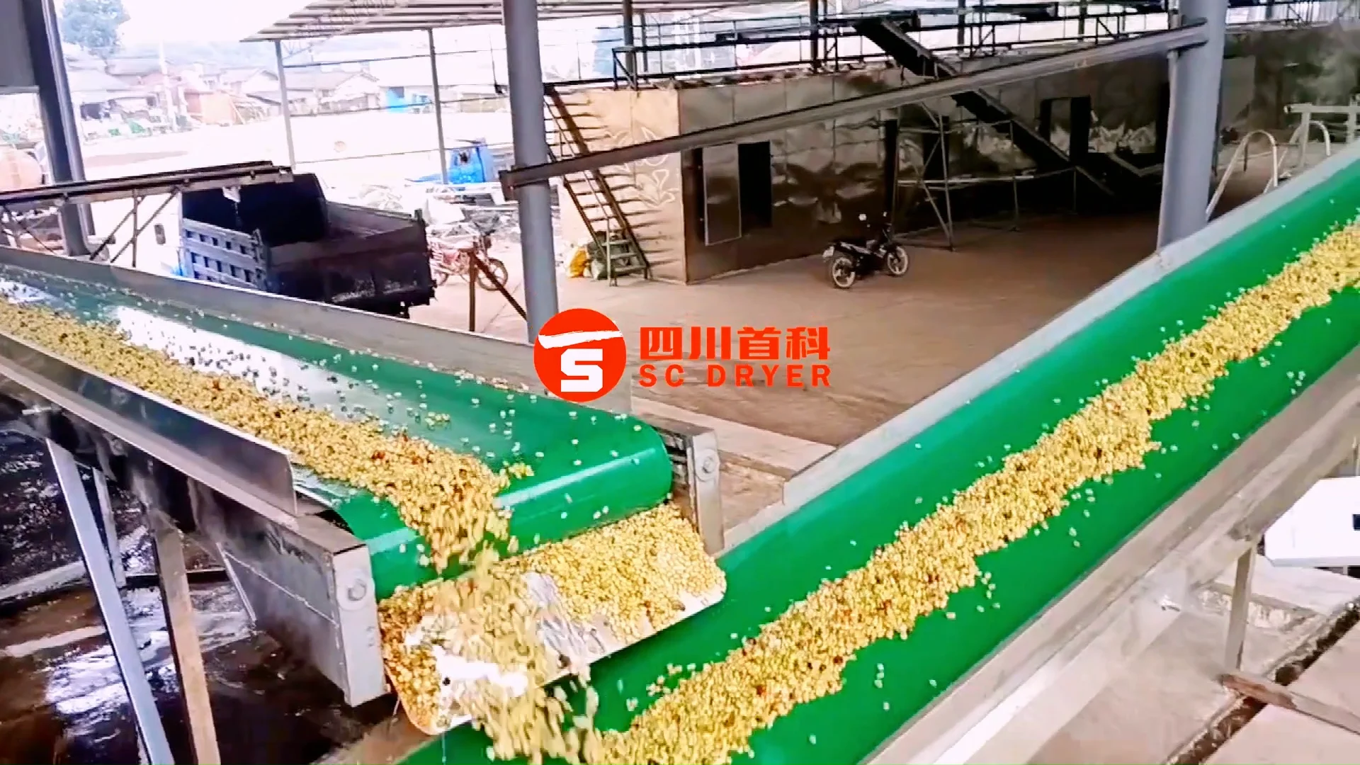 Automatic Belt Type Continuous Drying Nuts And Dried Fruit Machine ...
