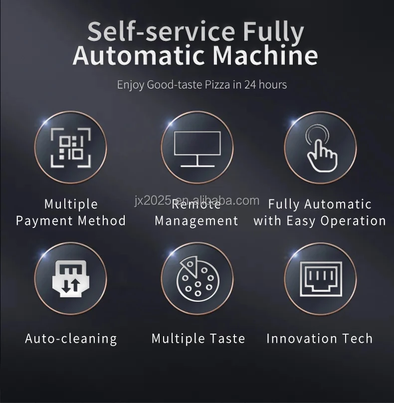 2025 Outdoor Business - Fully Automatic Pizza Vending Machines