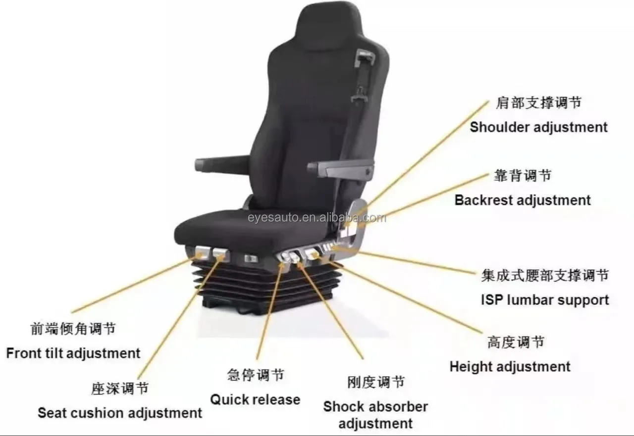 Alibaba.com: ISRI 6860 875 Driver Seat Cushion with Shoulder Adjustment ...