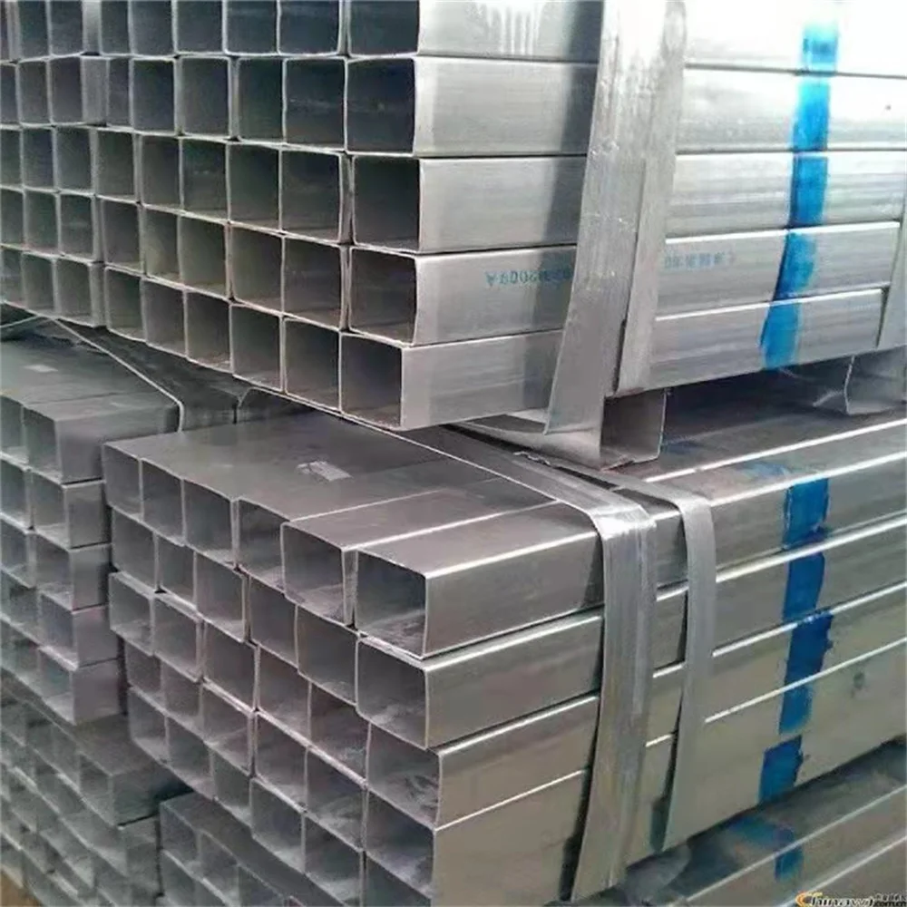 Galvanized Square Tube 6m 100mm X 100mm 2x2 Galvanized Steel Tubing ...